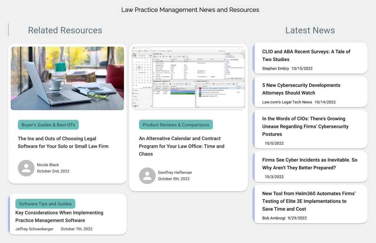 LawNext Legal Technology Directory | Software & Tech for Law Firms ...